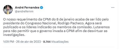 Pacheco Faz Leitura De Pedido E Cria A CPMI Do 8 De Janeiro ODEBATEON