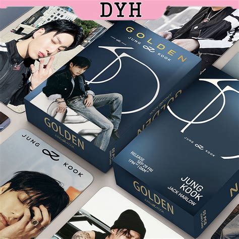 DYH 55pcs Box BTS JUNGKOOK Photocards GOLDEN KPOP LOMO Card Collection