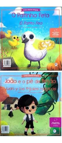 Livro Contos Classicos Bilingues Esp O Patinho Feio E Joao E O Pe De