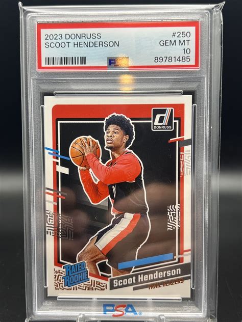 Scoot Henderson 2023 Donruss 250 Base Price Guide Sports Card Investor