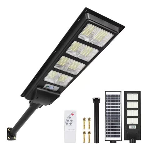 Lámpara Led Solar 200w Luminaria Suburbana Alumbrado Publico Meses