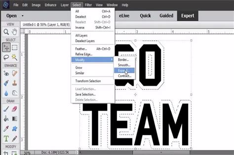 How To Outline Text In Photoshop Elements
