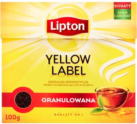 Herbata Lipton Herbata Granulowana 100g Czarna Ceny I Opinie Ceneo Pl