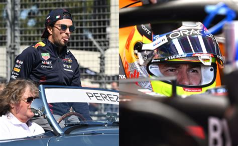 Checo P Rez Arma Din Mica Para Que Sus Seguidores Dise En Su Casco Para