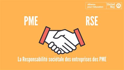 RSE et PME Alliance pour l éducation United Way