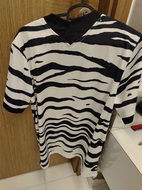 South Korea National Team Tiger Stripe Black And White Nike Jersey
