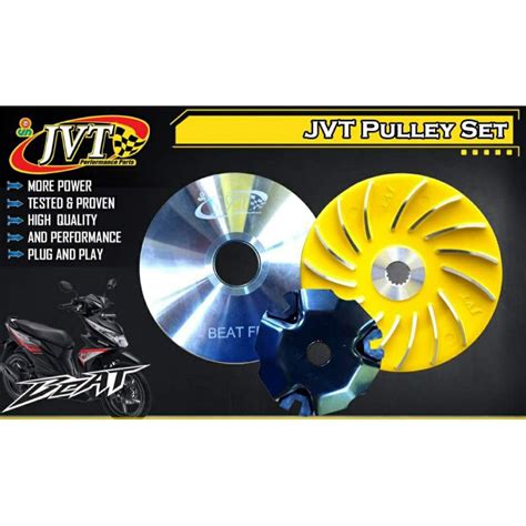JVT RACING PULLEY SET FOR SCOOTERS MIO MIO M3 NMAX AEROX V1 V2 BEAT