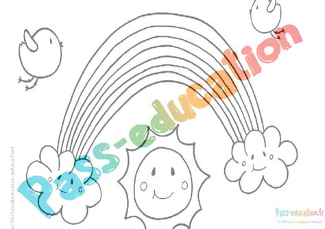 Coloriages Gratuits D Arc En Ciel