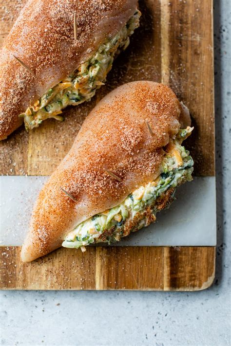 Peito De Frango Recheado Queijo Abobrinha Beba Shake