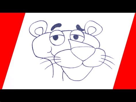 Dessin facile comment dessiner la panthère rose facile dessin