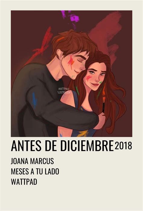 Poster Antes De Diciembre Wattpad Pósteres de libros Frases de