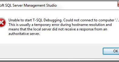 Debugging Sql Server Stored Procedures Sirism