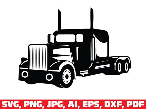 Semi Truck Svg Truck Svg Truck Driver Svg Truck Clipart 18 Etsy UK