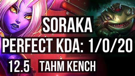 SORAKA Jinx Vs TAHM Zeri SUP 1 0 20 3 3M Mastery 1100 Games