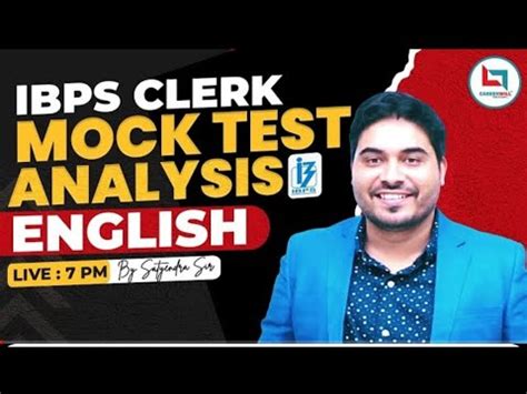 IBPS Clerk English Mock Test 1 By Satyendra Sir YouTube