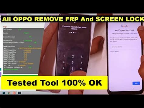 All Oppo Pattern Unlock Tool Remove Screen Lock And Frp