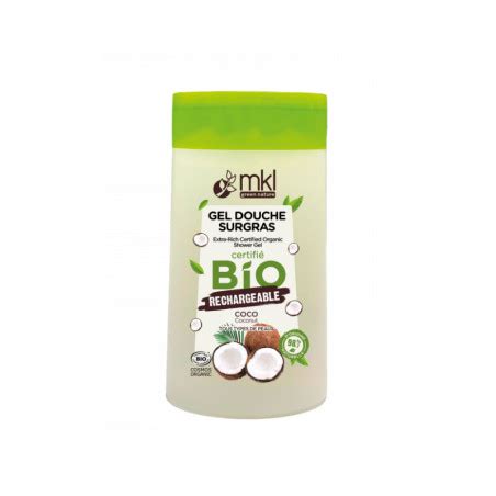 GEL DOUCHE SURGRAS COCO BIO RECHARGEABLE 200ML MKL GREEN NATURE