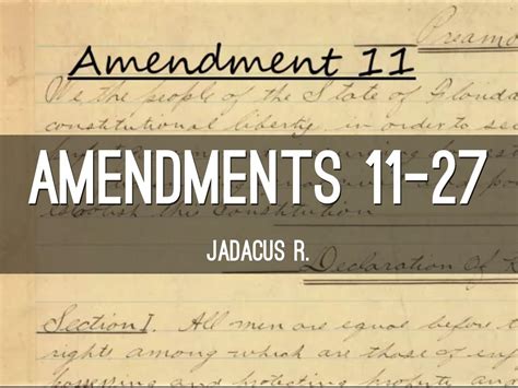 Amendments By Jadacus Register