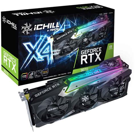 Inno3D GeForce RTX 3070 IChill X4 8GB DDR6 Graphics Card Clarion