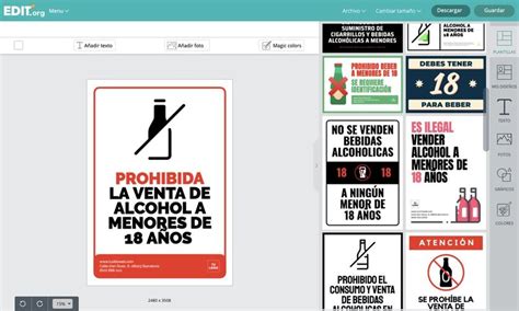Carteles De Prohibida La Venta De Bebidas Alcoh Licas A Menores Editables