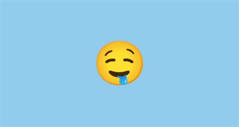 Cara Babeando Emoji On Noto Color Emoji Animated 14 0