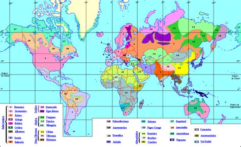 HABLEMOS EN SAIGON Mapa De Las Lenguas Del Mundo