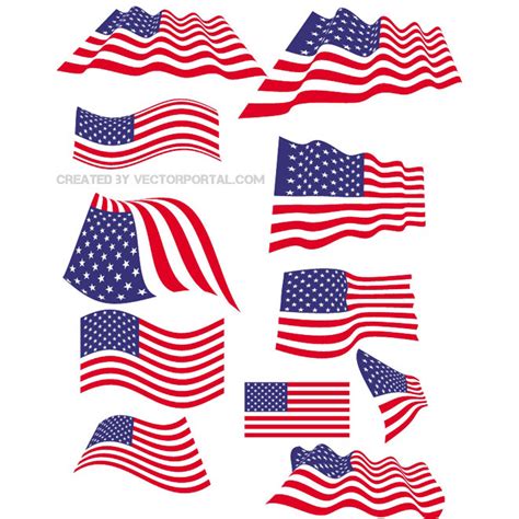 American Flag Vector Ai At Vectorified Collection Of American