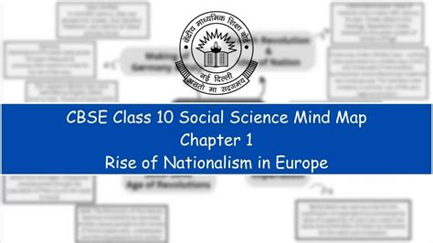 Cbse Class Social Science Mind Map Of Chapter Rise Of