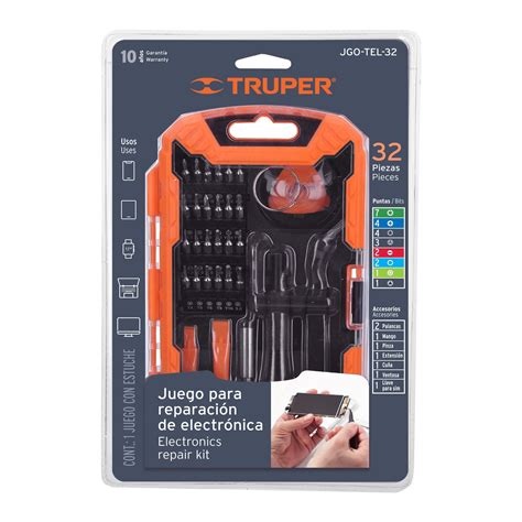 Juego De Piezas Para Reparaci N De Electr Nica Truper Desarmadores