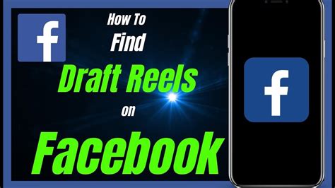 How To Find Draft Reels On Facebook Youtube