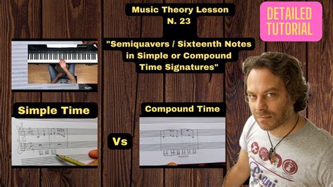 Semiquavers Sixteenth Notes In Simple And Compound Time Signatures