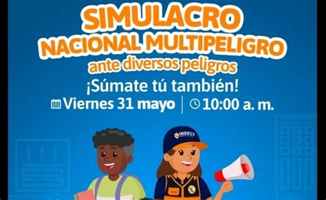 Simulacro Nacional Multipeligro Campa As Municipalidad Distrital De