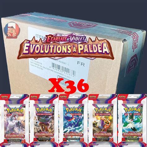 Display Évolutions à Paldea 36 boosters Ecarlate et Violet EV02
