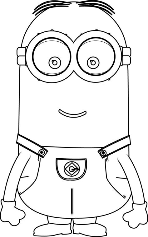 10 Dibujos De Minions Para Colorear E Imprimir