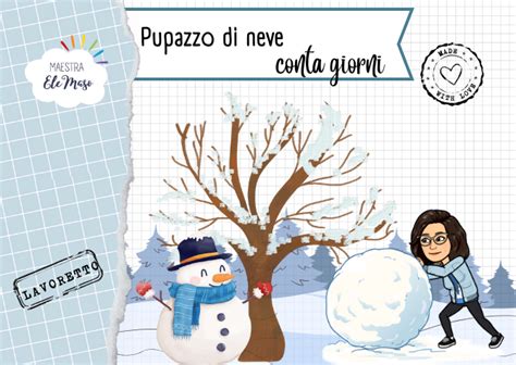 Pupazzo Di Neve Conta Giorni Edudoro