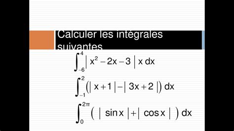 Calcul D Une Int Grale Trigonom Trique Youtube