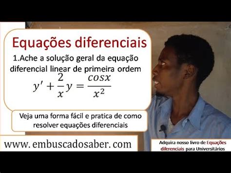 Equação diferencial Linear de primeira ordem YouTube