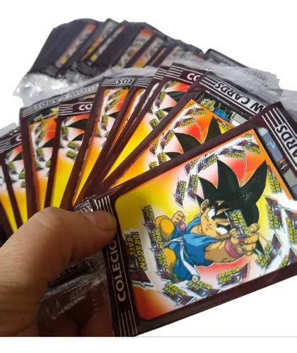 Kit 200 Cards Dragon Ball Z 50 Envelope Cartinhas Goku MercadoLivre