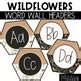 Wildflowers Classroom Decor Word Wall Headers Editable By Ashley