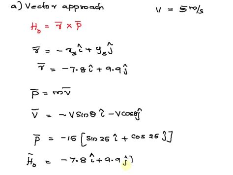 solved determine the magnitude ho of the angular momentum of the m 3 0 kg sphere about point 0