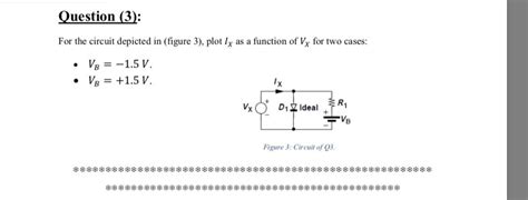 Solved Question For The Circuit Depicted In Figure Chegg
