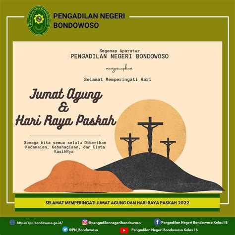 Selamat Memperingati Jumat Agung Dan Hari Raya Paskah