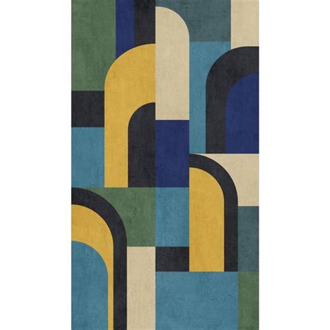 Tapeta Cienna Grandeco One Roll One Motif A Modernism Shapes