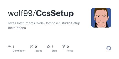 GitHub Wolf99 CcsSetup Texas Instruments Code Composer Studio Setup