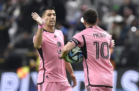 Lionel Messi y Luis Suárez anotan goles en amistoso de Inter Miami en