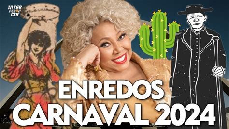 Os Enredos nas Escolas de Samba para o Carnaval 2024 Fábio S