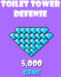 5000 Gems Toilet Tower Defense TTD ID 201822934 PlayerAuctions