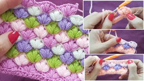 Te enseñamos este PRECIOSO PUNTO A CROCHET Paso a Paso CURSOS GRATIS