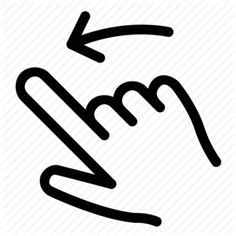 Finger Swipe Icon 429122 Free Icons Library