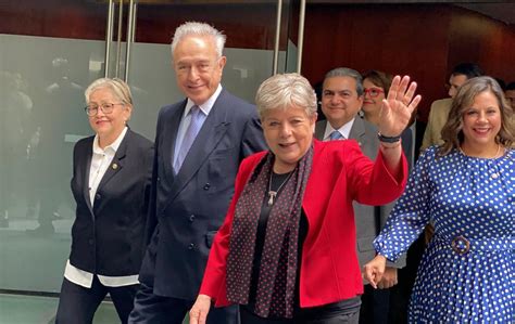 Alicia Bárcena es ratificada por el Senado como canciller